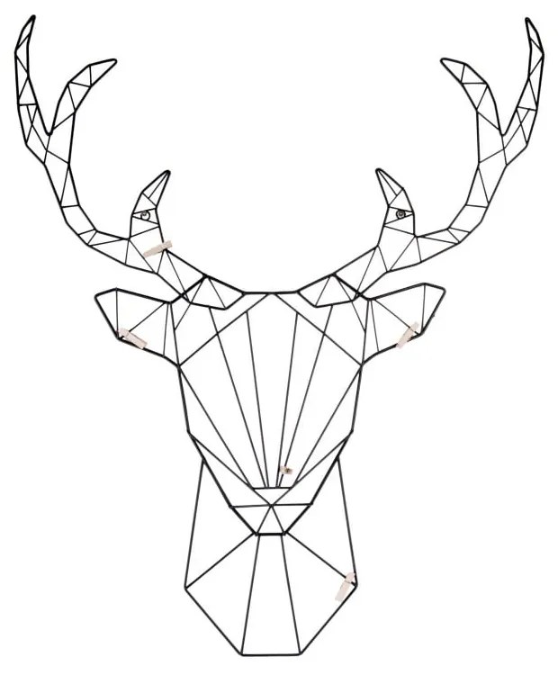Nástěnný vešák ve tvaru jelena Leitmotiv