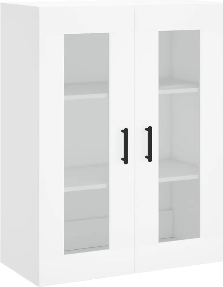 Skříň highboard bílá 69,5 x 34 x 180 cm kompozitní dřevo 3198345