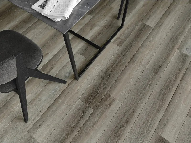 Mexen Aspen vzorek SPC vinylových panelů 6,5 mm, podložka IXPE 1,5 mm, 4 V-drážka, Dub - F1012-S
