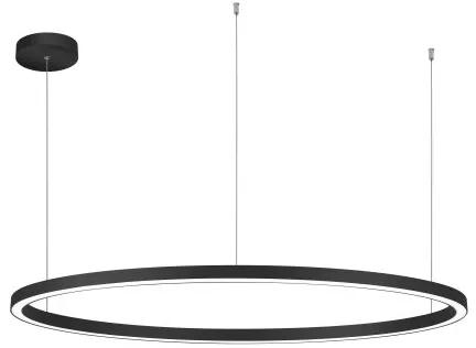 Palnas Závěsné LED svítidlo DARA ø 118 cm, černé, 3000-4000K Stmívání, řízení: DALI, Dálkový ovladač: Bez dálkového ovladače