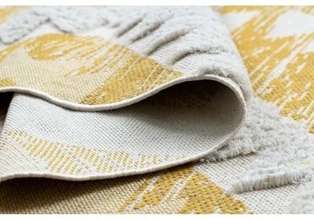 koberec ECO SISAL BOHO MOROC Diamanty 22312 střapce dvě úrovně rou velikost 136x190 cm | krásné koberce cz