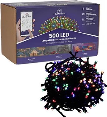 Venkovní LED světélka SMART 500 LED vícebarevné