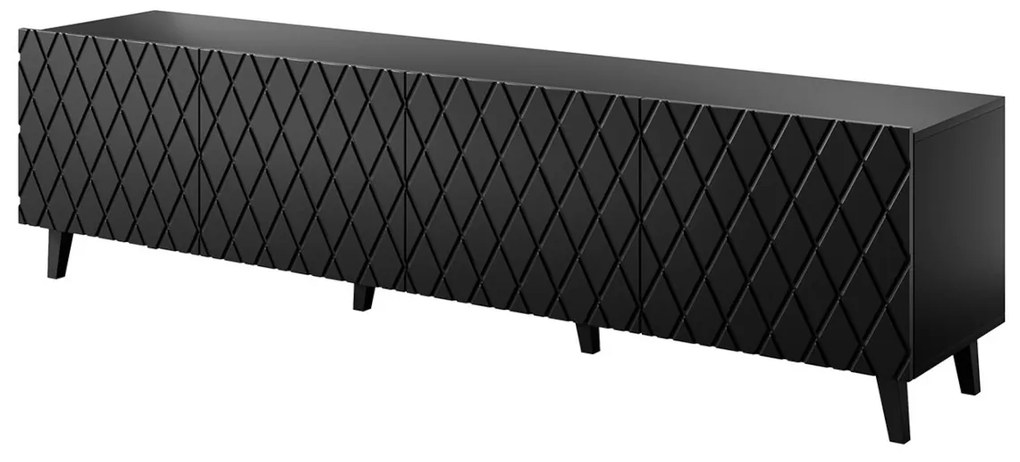 Televizní stolek ATIS - černý mat