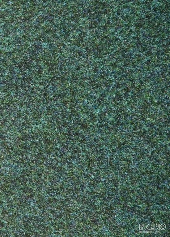 Metrážový koberec zátěžový Primavera Res 619 zelený - šíře 4 m