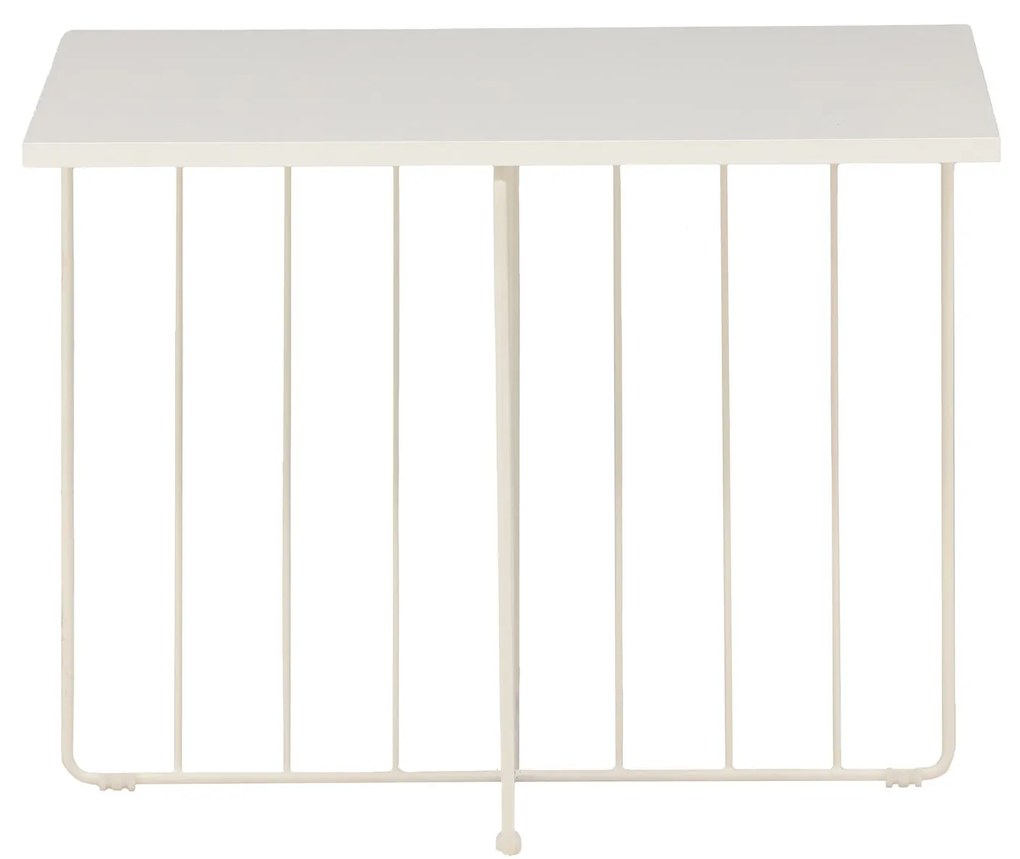 Konferenční stolek Dayton, bílý, 60x60