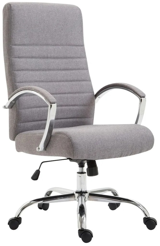Kancelářská židle Tadlow - látkové čalounění | šedá