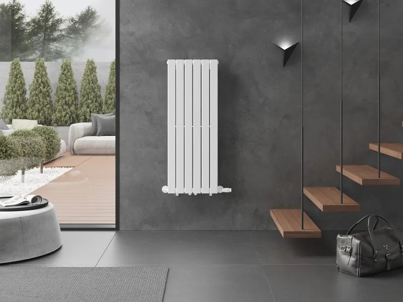 Mexen Boston dekorativní radiátor 1200 x 452 mm, 611 W, bílý - W213-1200-452-00-20