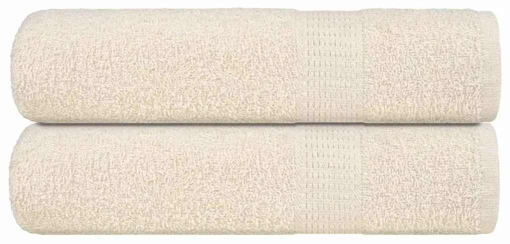 Ručníky FROGN 2 ks krémové 50x100 cm 360 g/m² 136998