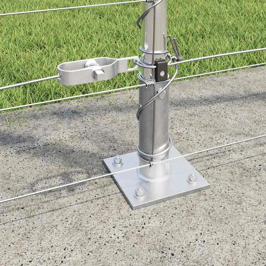 Svařovaná drátěná plotina s betonovou základnou 50 x 1,4 m 3351543