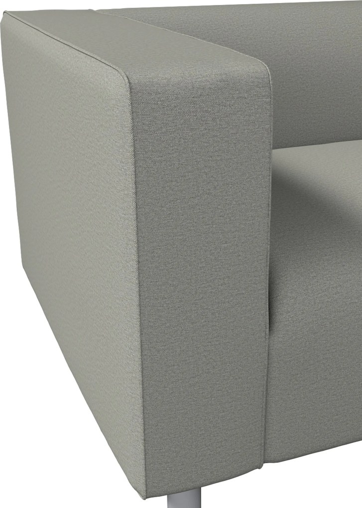 Potah na pohovku IKEA Klippan 2-místná barva šedá látka pletený vzor