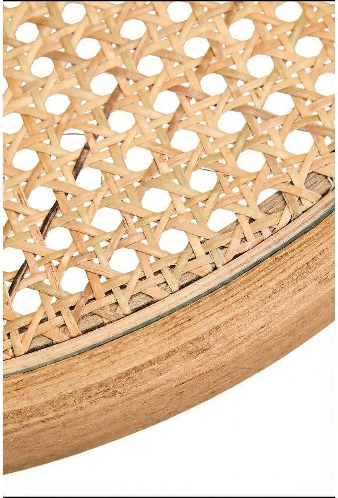 Kulatý odkládací stolek se skleněnou deskou ø 57 cm Cebu – Premier Housewares