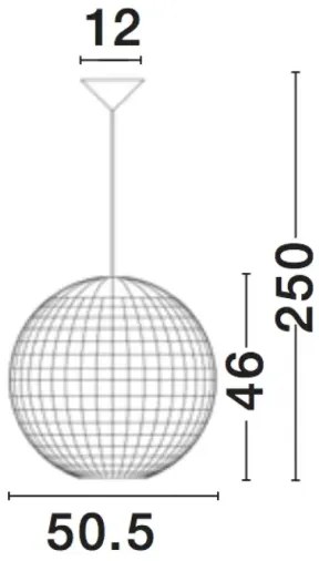 Rustikální lustr Griffin 50.5 hnědá