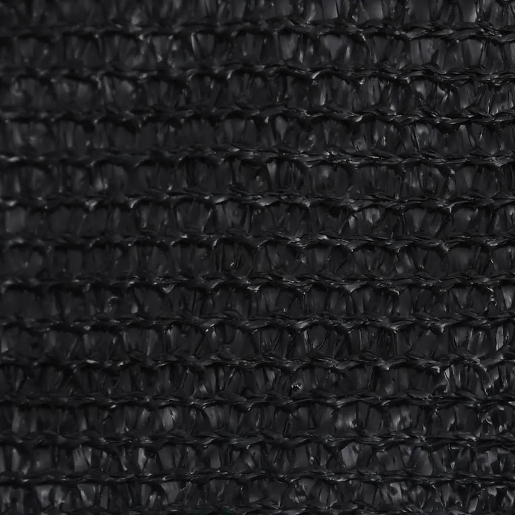 vidaXL Stínící plachta 160 g/m² 3 x 3 x 3 m HDPE [311747] Barva: Černá
