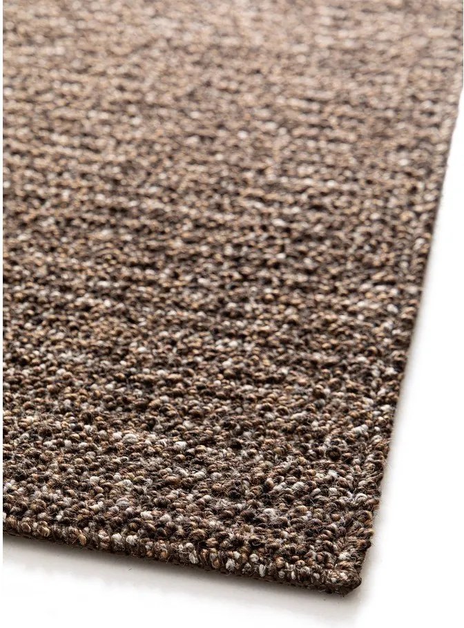 Tmavě hnědý pratelný koberec 80x150 cm Lumen Liso – Universal