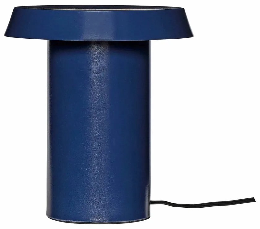 Modrá kovová stolní lampa Keen - Hübsch Biano.cz