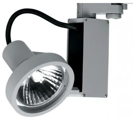 ONE Light lištový reflektor 210 mm, 75W, 100-240V, odlitek, Barva svítidla  ŠEDÁ ONE LIGHT 65011T/G
