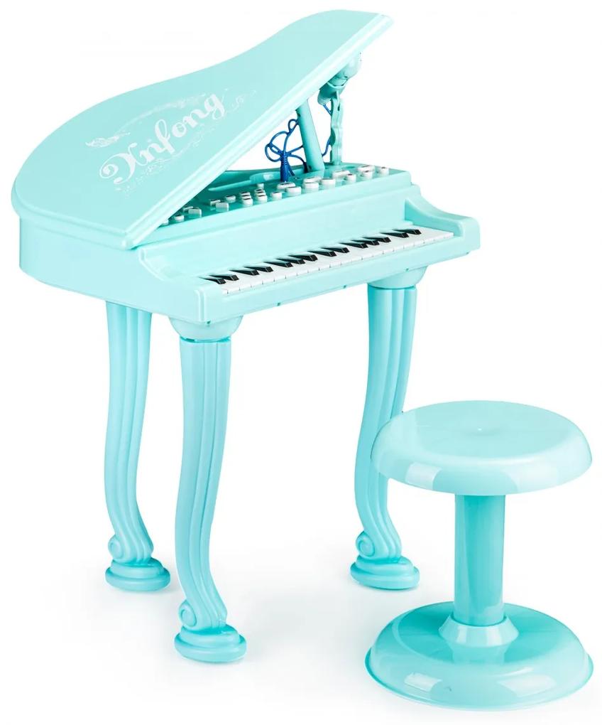 Dětské piano s mikrofonem Tinny modré