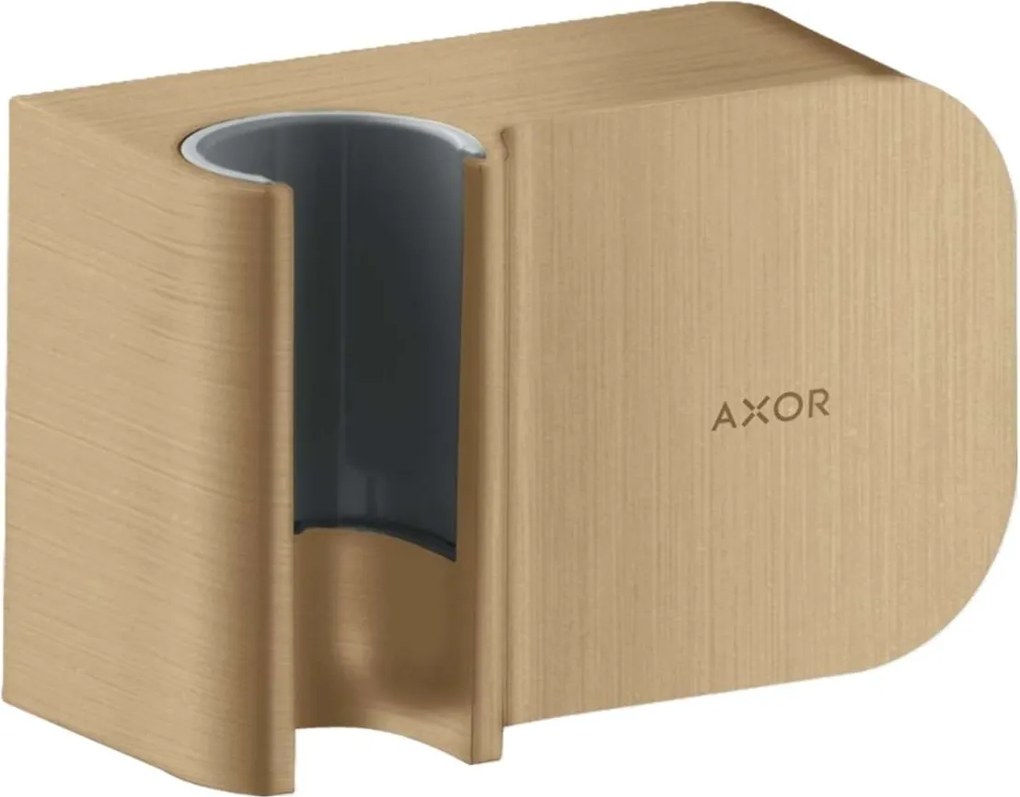 Axor One - Nástěnné kolínko s držákem, kartáčovaný bronz 45723140