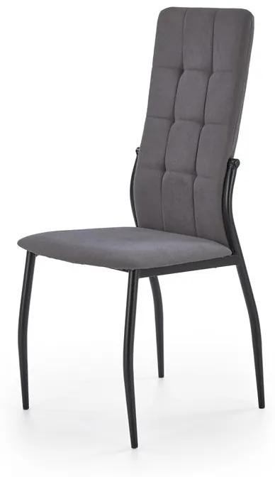 HALMAR K334 židle šedá