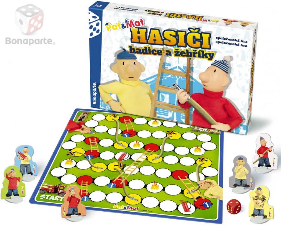 BONAPARTE Hra Hasiči hadice a žebříky Pat a Mat *SPOLEČENSKÉ HRY* bn12045
