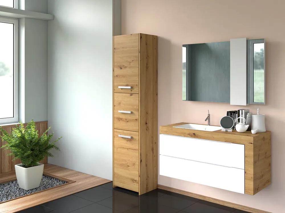 TPS Koupelnová skříňka S43 - Dub artisan