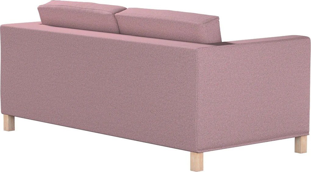 Potah na pohovku IKEA Karlanda rozkládací, krátký barva růžová látka pletený vzor