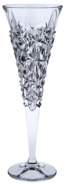 Bohemia Crystal Sklenice na šampaňské Glacier 200 ml (set po 6ks)
