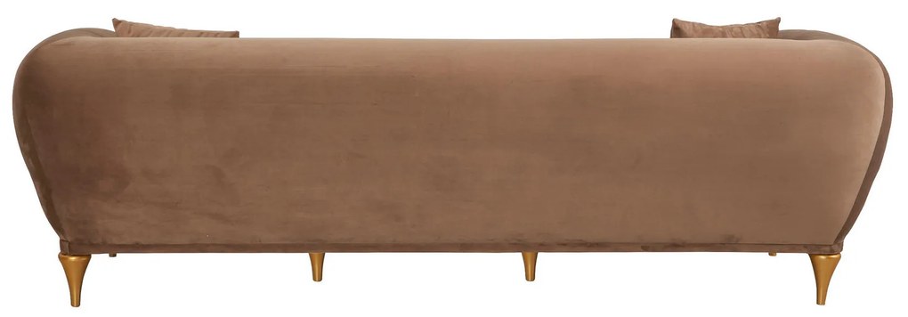 Hanah Home Třímístná pohovka MEBLON hnědá 867UNQ1550