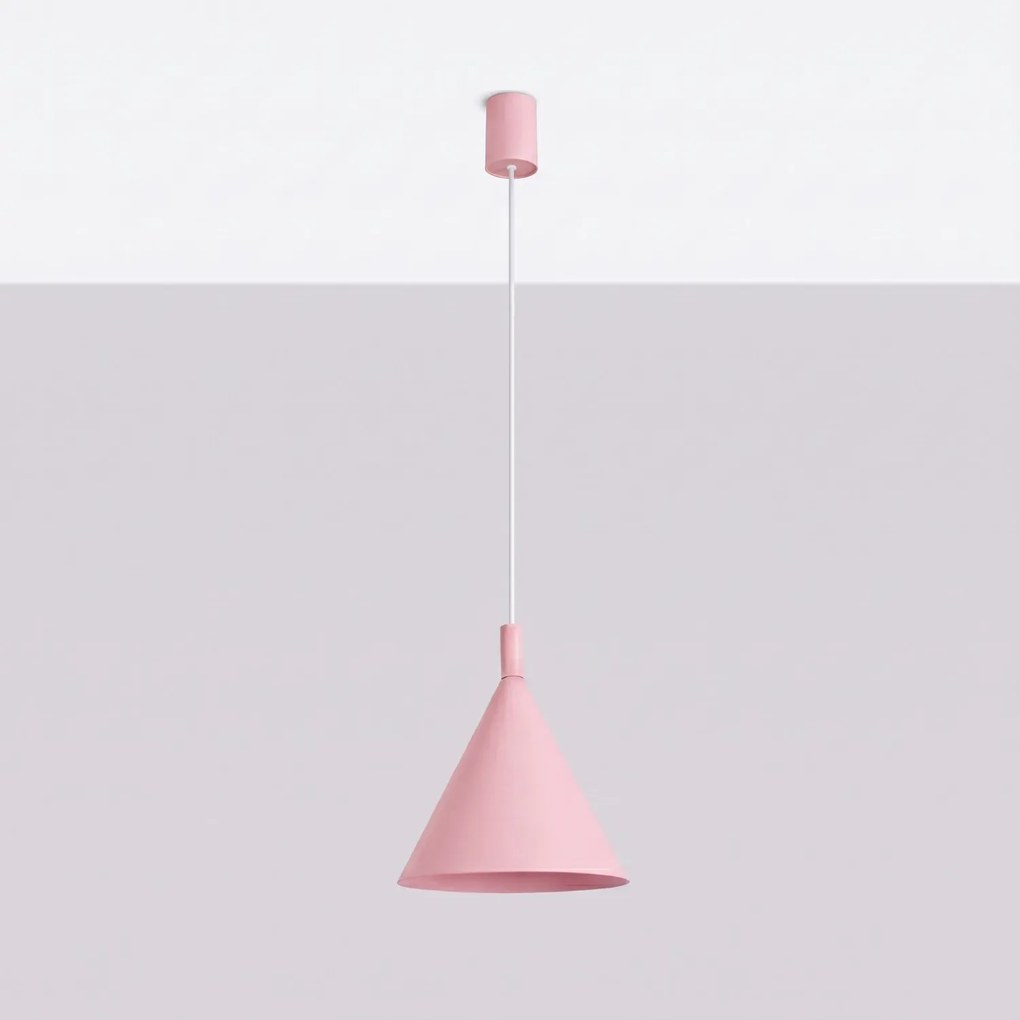 Sollux Lighting Závěsné svítidlo NOX 25 růžové