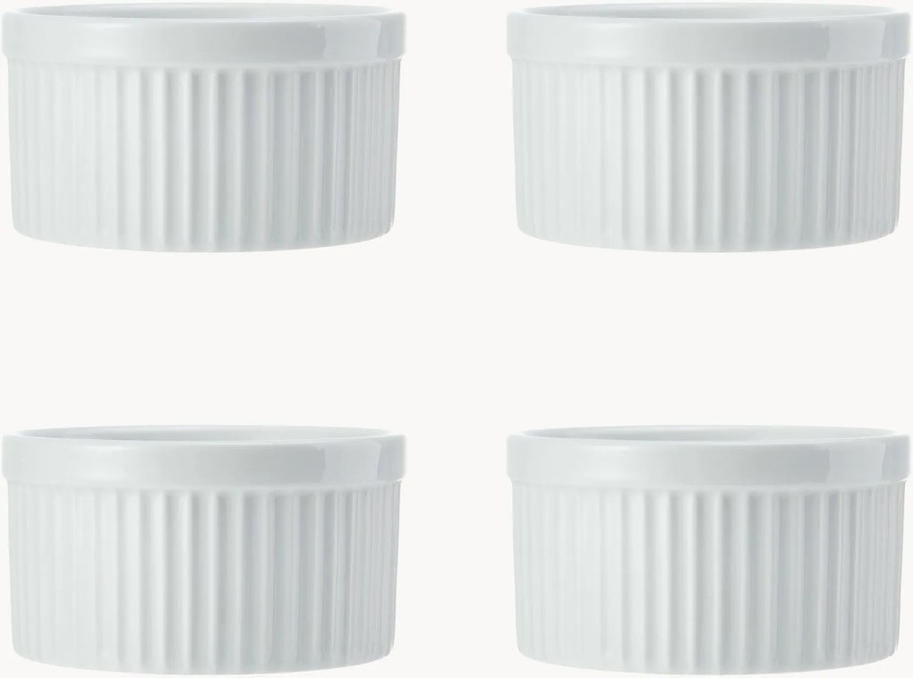 Sada porcelánových ramekin Chalk, 4 díly