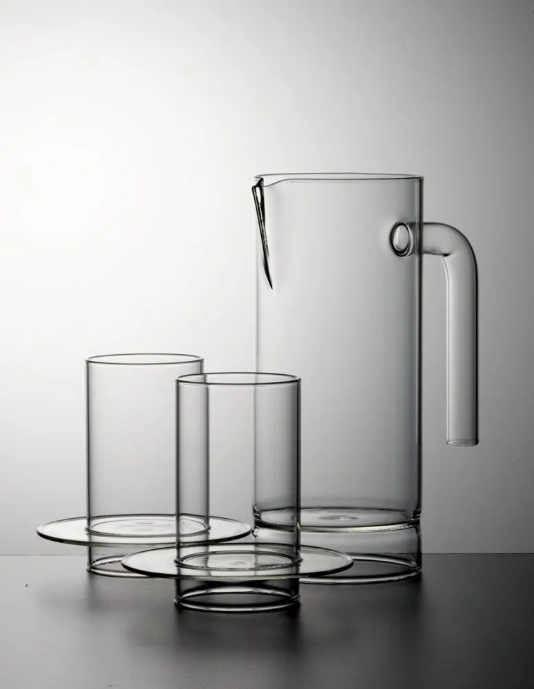 Sklenice SATURN Glass - QUBUS, čirá, sklo