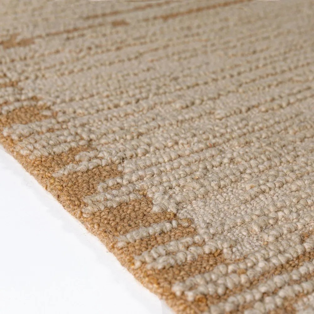 Ručně tkaný vlněný běhoun v přírodní barvě 80x230 cm Harris Modula Wool – Flair Rugs