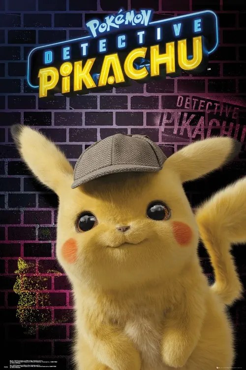 Plakát, Obraz - Pokemon: Detektiv Pikachu, (61 x 91,5 cm)