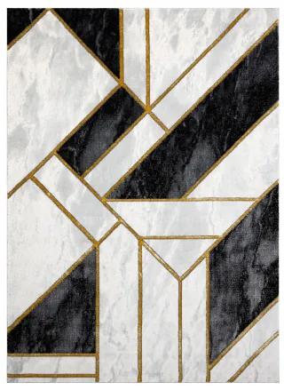 koberec EMERALD výhradní 1015 glamour, stylový mramor, geometrický če velikost 120x170 cm | krásné koberce cz