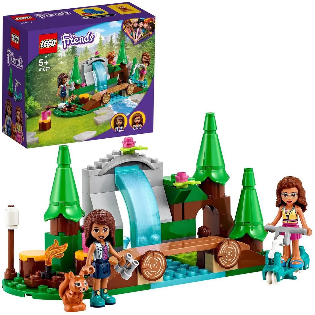 Lego stavebnice lego friends 41677 vodopád v lese