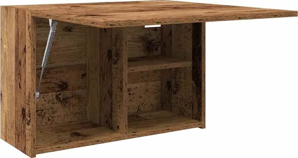 vidaXL Koupelnová nástěnná skříňka 60 x 25 x 40 cm kompozit [860070] Barva: kouřový dub