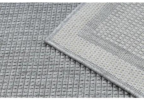 Dywany Luszczow Kusový koberec, běhoun TIMO 5979 SISAL venkovní rám světle šedá Rozměr koberce: 70 x 300 cm