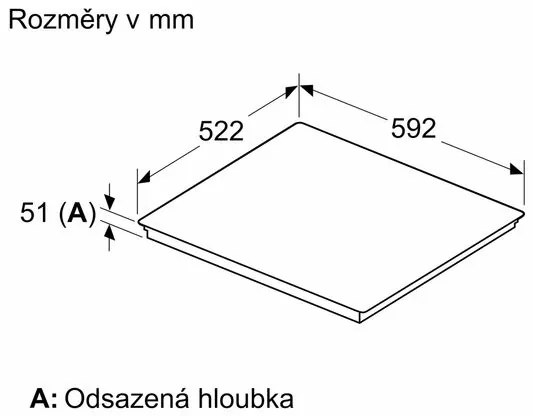 Siemens ED65KHSB1E Indukční varná deska