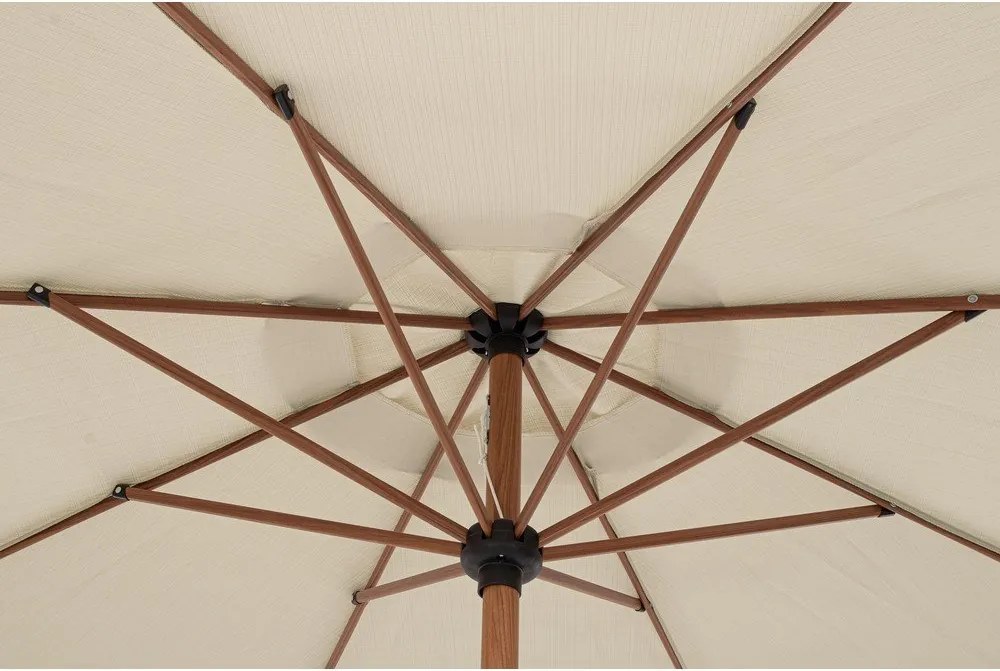 Béžový slunečník ø 300 cm Palinuro – Bizzotto
