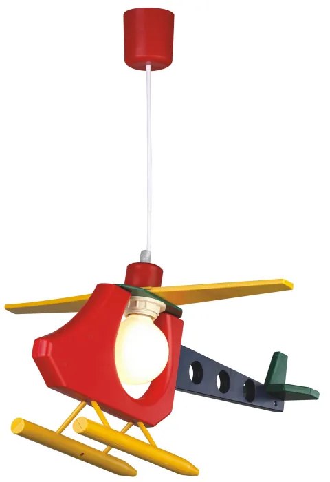 ACA DECOR Dětské závěsné svítidlo - Vrtulník