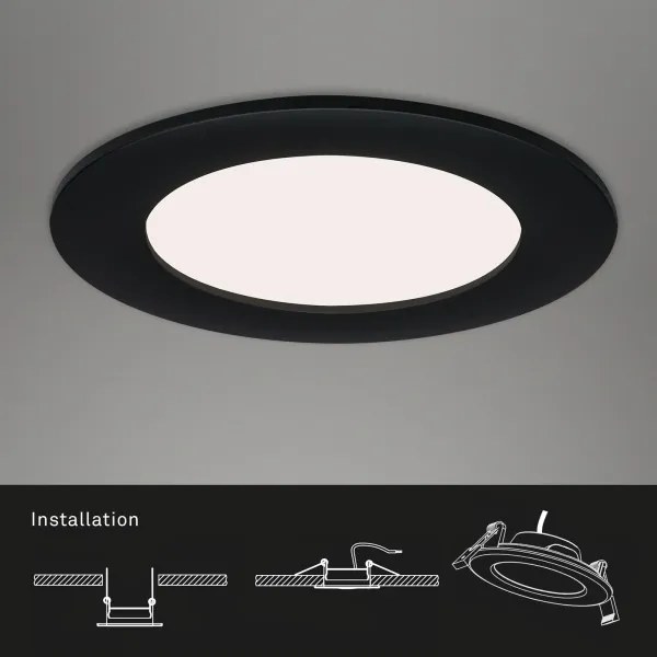 Brilo - SADA 3x LED Koupelnové podhledové svítidlo FLAT LED/7W/230V IP44