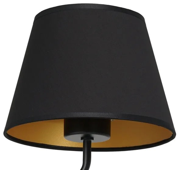 Nástěnná lampa ARDEN 1xE27/60W/230V černá/zlatá