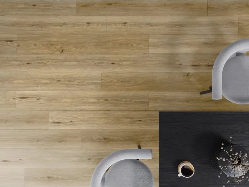 Mexen Sanford vzorek SPC vinylových panelů 6,5 mm, podložka IXPE 1,5 mm, 4 V-drážka, Dub - F1059-S