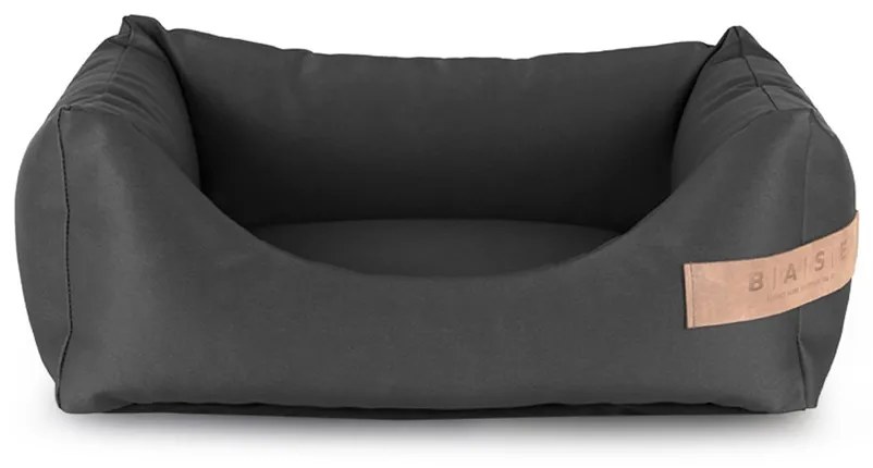 BASE Luxusní pelíšek pro psa &quot;EXCLUSIVE&quot; - černý (iron black) Velikost: S 65x50x22 cm