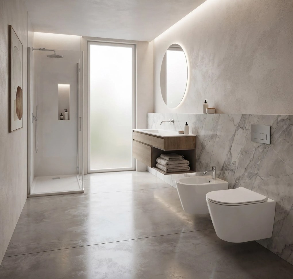 Erga Vento, závěsný bidet 485x360x320 mm, bílá lesklá, ERG-V03-VENTO-BD-WH