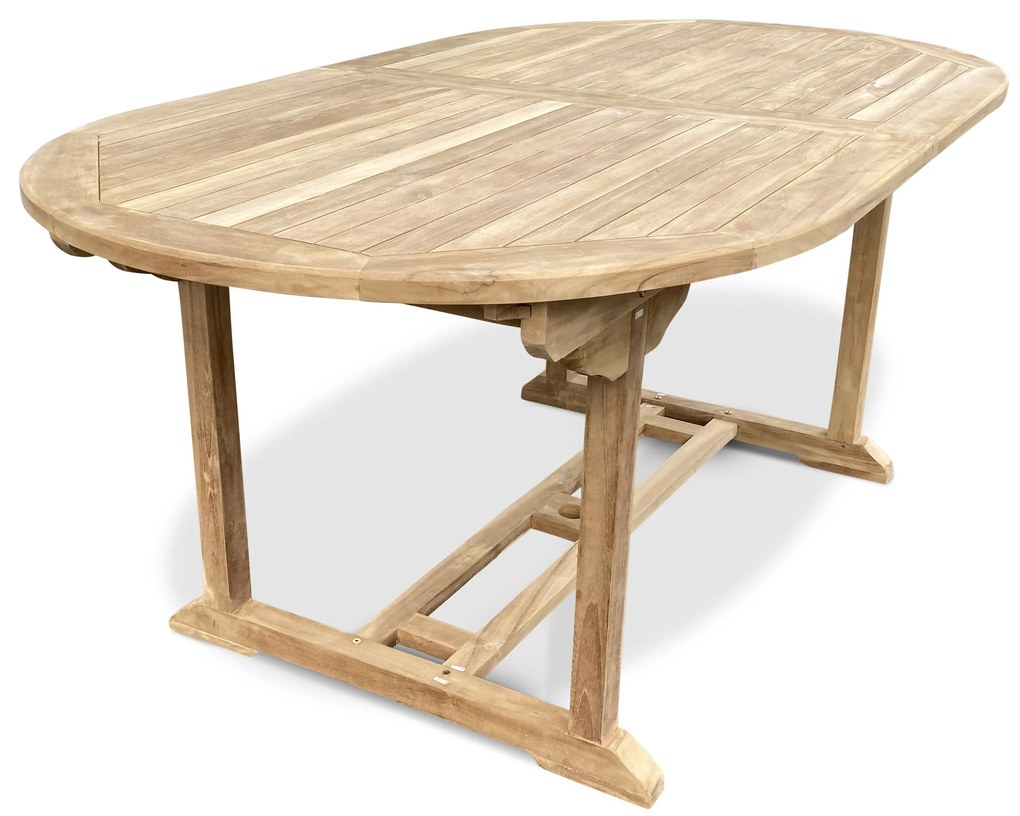 Nábytek Texim Nábytek Antonio Faisal oválný/hranatý teakový rozkládací stůl Typ stolu: ovál
