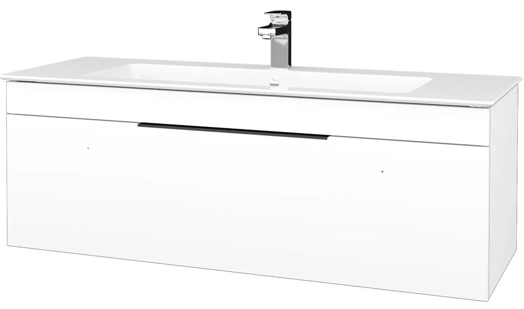 Dřevojas Koupelnová skříň ASTON SZZ 120 Varianta: N01 Bílá lesk / Úchytka T02 / N06 Lava