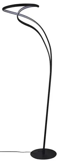Designová stmívatelná slojecí lampa Twist černá