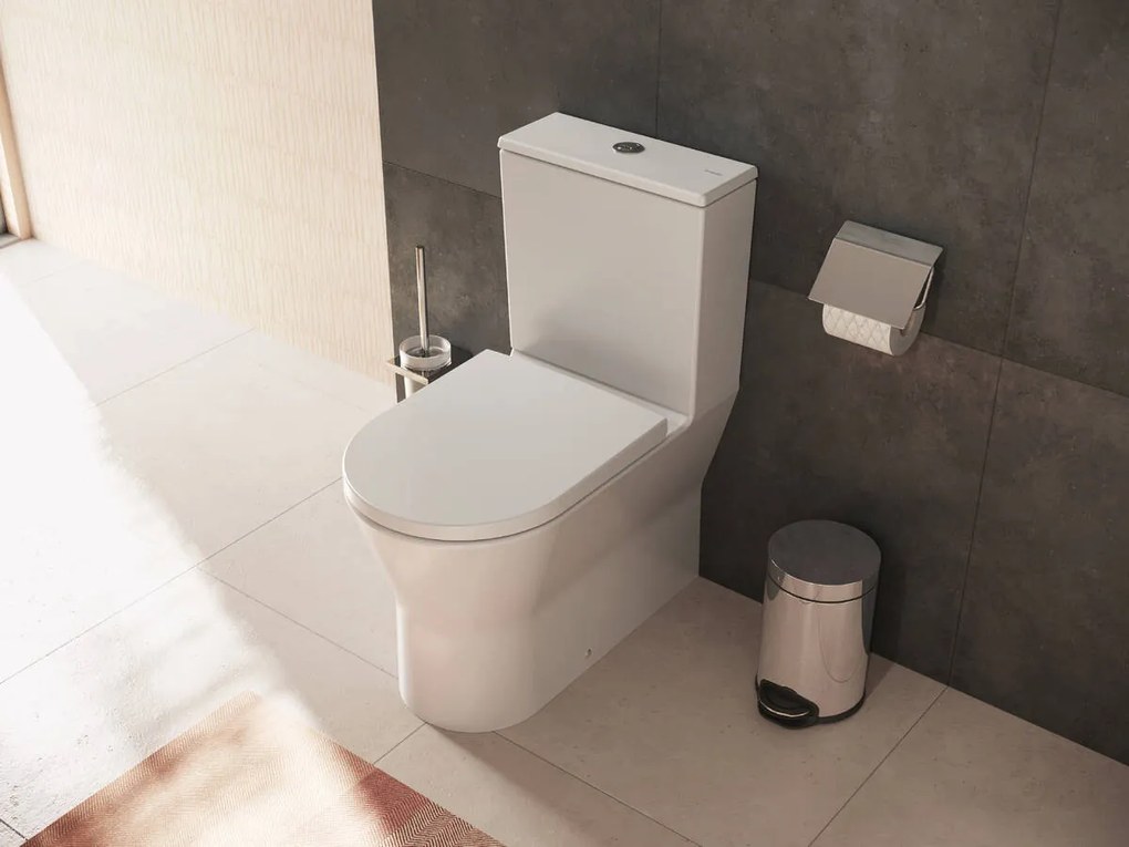 Hansgrohe AddStoris, držák na toaletní papír s krytkou, chromová, HAN-41753000