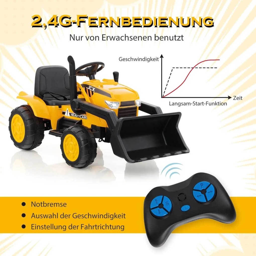 Costway Mobile children's excavator s adjustable digging shovel pro children